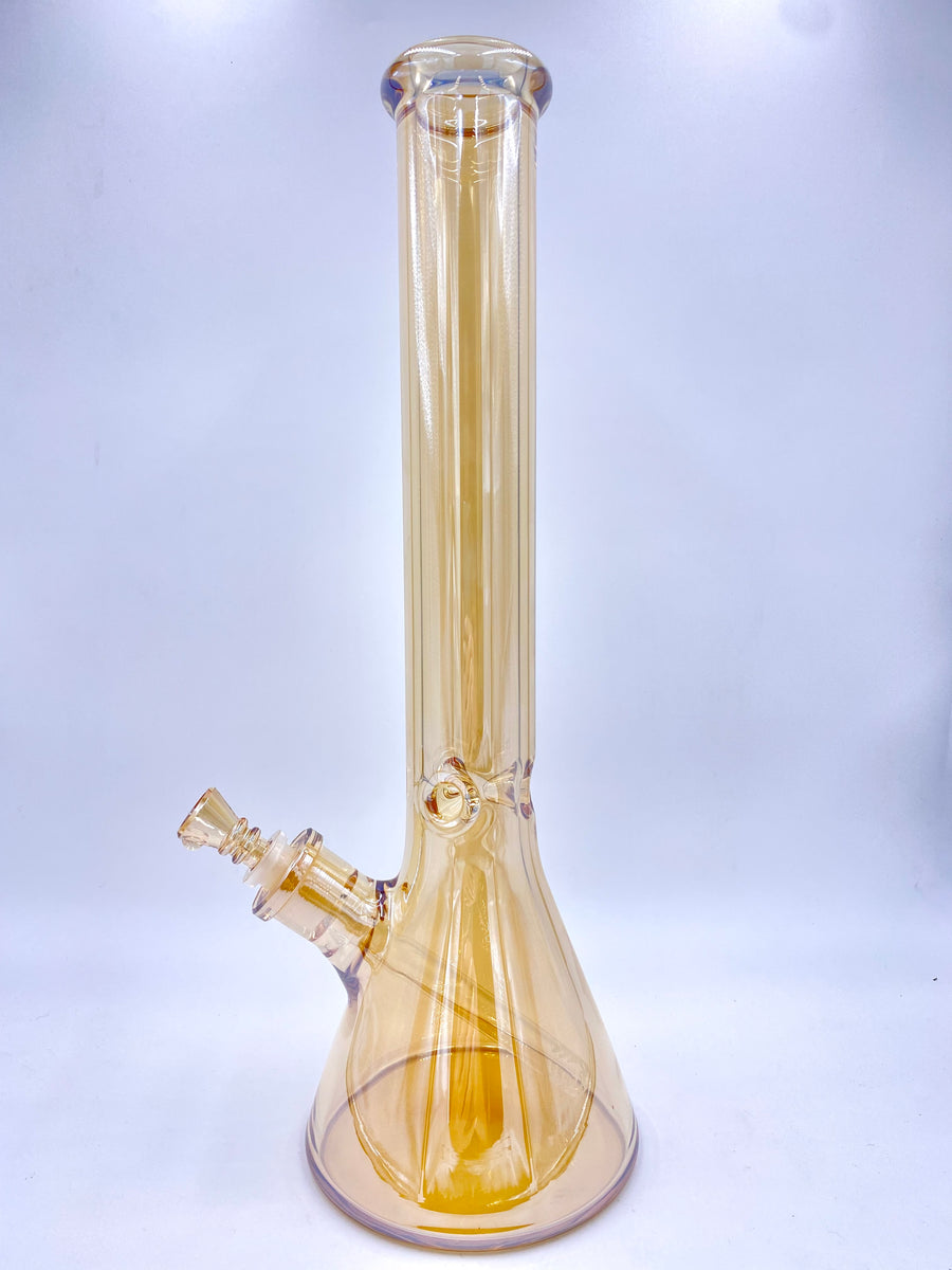 Iridescent Bong Tall | Golden Beaker – Krismaris